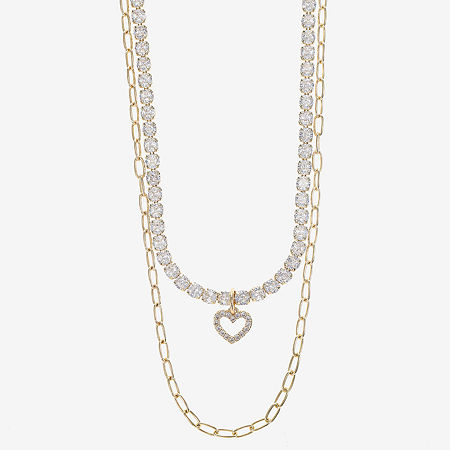 Click here for Sparkle Allure Womens Cubic Zirconia 14K Gold Over... prices