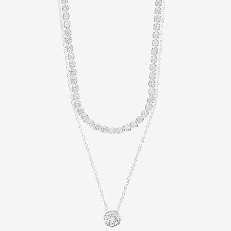 Click here for Sparkle Allure Womens Cubic Zirconia Pure Silver O... prices