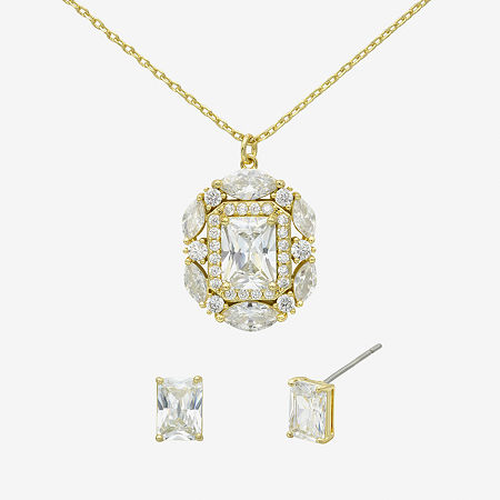 Click here for Sparkle Allure Halo Womens Cubic Zirconia 14K Gold... prices