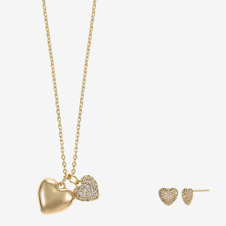 Click here for Sparkle Allure Womens Cubic Zirconia 14K Gold Over... prices