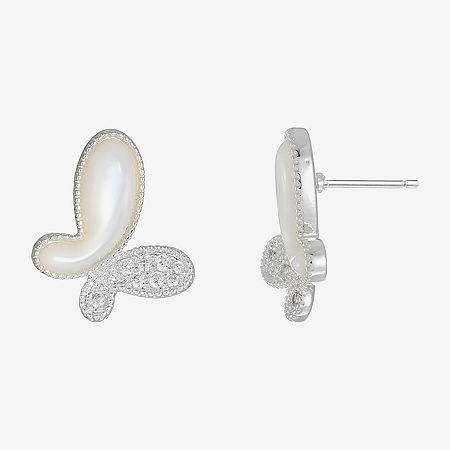 Click here for Sparkle Allure Cubic Zirconia 13mm Butterfly Stud... prices