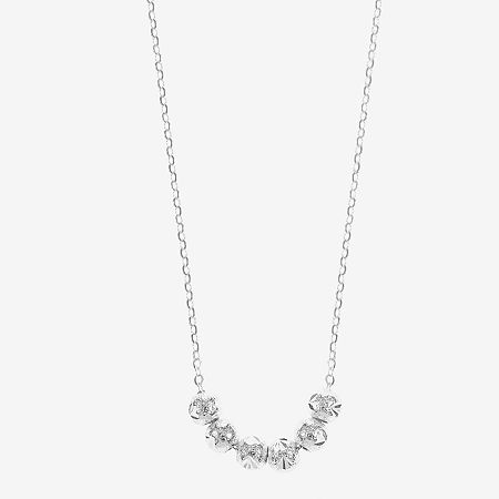 Click here for Sparkle Allure Womens Pure Silver Over Brass 16 In... prices