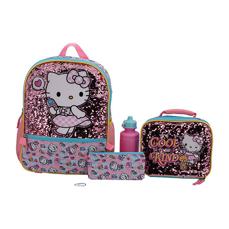 Click here for Licensed Hello Kitty 5-Piece Backpack Set  One Siz... prices