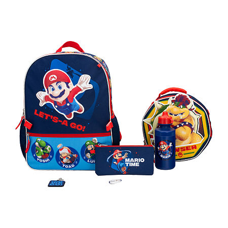 Click here for Licensed Super Mario 5-Piece Backpack Set  One Siz... prices