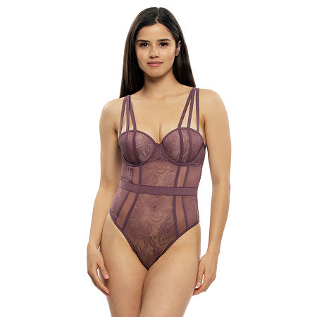 Click here for Jezebel Anika Lace Bodysuit - 999747  X-large  Pur... prices