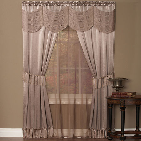 Click here for Halley Rod Pocket Light-Filtering Curtain Panel  O... prices