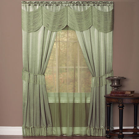 Click here for Halley Rod Pocket Light-Filtering Curtain Panel  O... prices