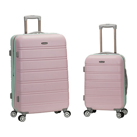 Click here for Rockland 2-Pc. Hardside Luggage Set - Two-Tone Pin... prices