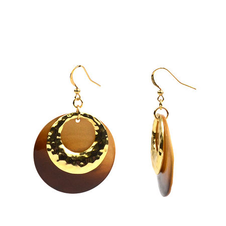Click here for Mixit Womens Drop Earrings  One Size  Brown prices