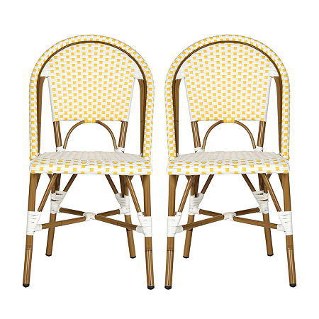Click here for Salcha Rattan 2 Pc Patio Chairs  One Size  Yellow prices