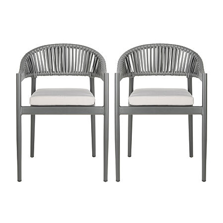 Click here for Greer Stackable Rope Chair - Grey prices