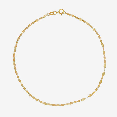 Click here for Made in Italy Womens 14K Gold 10 Inch Solid Link A... prices