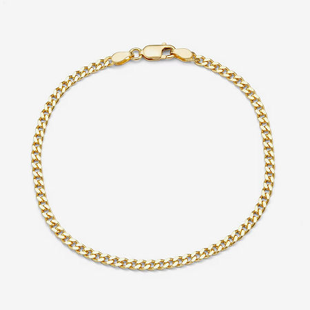 Click here for Unisex Adult 14K Gold Over Silver 7.5 Inch Solid C... prices