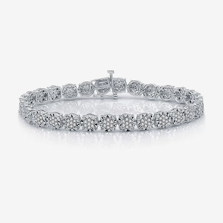 Click here for 2 CT.T.W. Natural Diamond Sterling SIlver Tennis B... prices