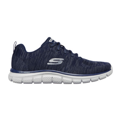 Skechers Track Front Runner Mens Walking Shoes, Color: Navy Gray - JCPenney