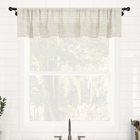 Click here for Clean Window Aya Rod Pocket Tailored Valance  One... prices