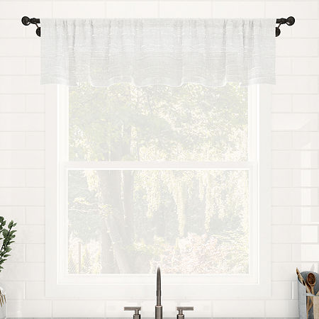 Click here for Textured Slub Stripe Anti-Dust Linen Blend Sheer C... prices