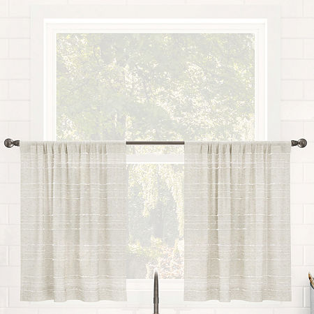 Click here for Clean Window Aya 2-pc. Rod Pocket Window Tier  One... prices