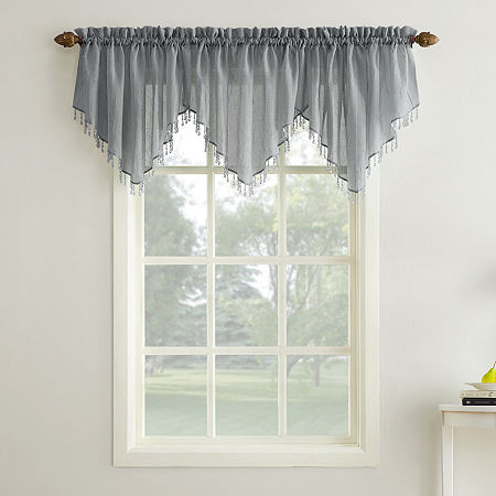 Erica Crushed Voile Ascot Valance- 51x24