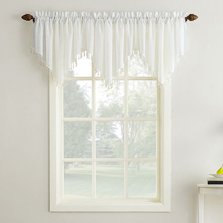 Erica Crushed Voile Ascot Valance- 51x24
