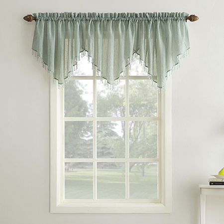 Click here for Crushed Sheer Voile Ascot Beaded Rod Pocket Curtai... prices