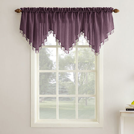 Click here for Crushed Sheer Voile Ascot Beaded Rod Pocket Curtai... prices