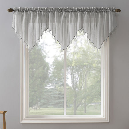 Click here for Crushed Sheer Voile Ascot Beaded Rod Pocket Curtai... prices