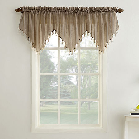 Erica Crushed Voile Ascot Valance- 51x24