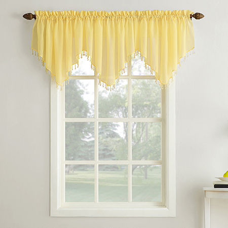 Click here for Crushed Sheer Voile Ascot Beaded Rod Pocket Curtai... prices