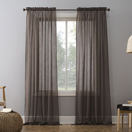 Click here for No 918 Erica Rod Pocket Sheer Single Curtain Panel... prices