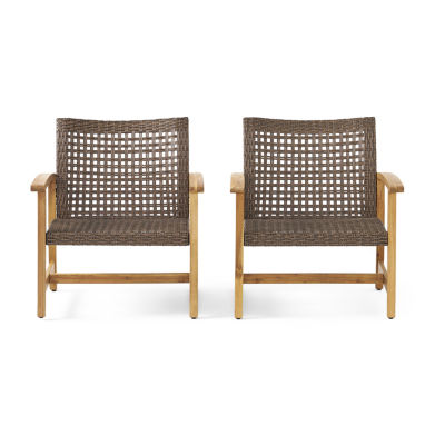 Hampton 2-pc. Club Chair, Color: Teak Mixed Mocha - JCPenney