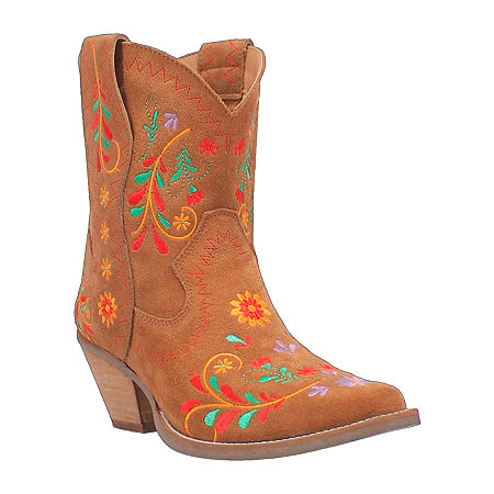 Click here for Dingo Womens Sugar Bugie Stacked Heel Cowboy Boots... prices