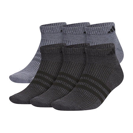 adidas Mens Superlite 3.0 Low Cut Socks - 6 pk. - Med Gray