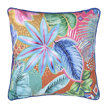 J. Queen New York Hanalei Square Decorative Throw Pillow - 18x18