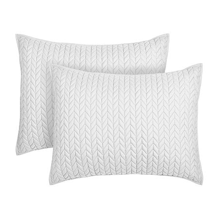 Click here for J by J Queen Cayman Quilted Sham  Standard - White prices