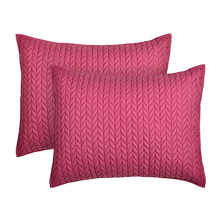 Click here for J by J Queen Cayman Quilted Sham  Standard - Fuchs... prices