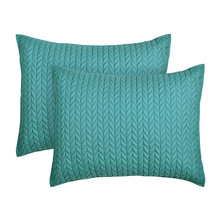 Click here for Queen Street Cabo Pillow Sham  One Size  Blue prices