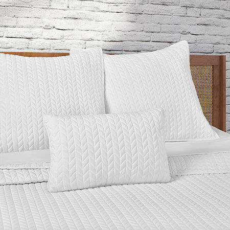 Click here for J by J Queen Cayman Quilted Decorative Pillow  12... prices