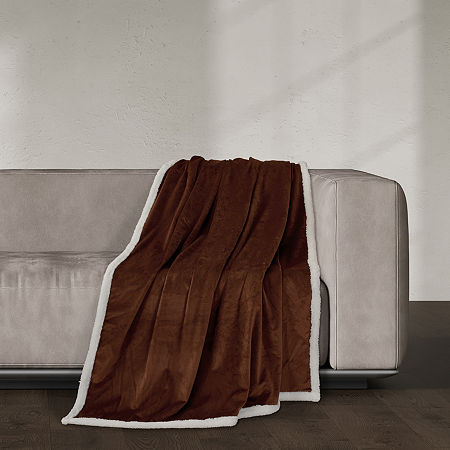 J Queen New York Townsend Throw  50 x 60 - Terracotta