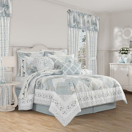 Royal Court Bungalow 4-Pc. Comforter Set  King - Spa