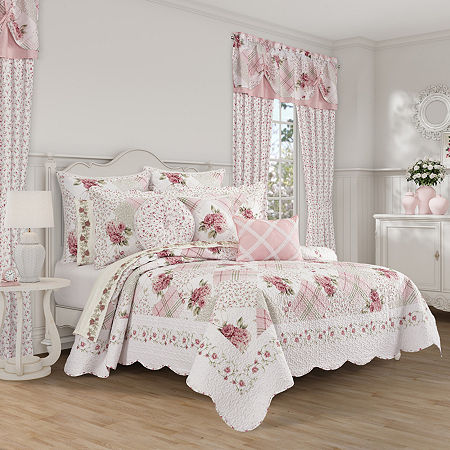 Royal Court Bungalow 2-Pc. Quilt Set  Twin/Twin Xl - Rose