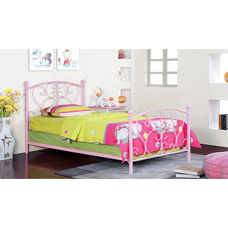 Click here for Larguise Rectangle Panel Bed  One Size  Pink prices