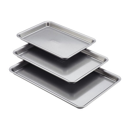 Anolon 3-Piece Silver Cookie Pan Set - Silver