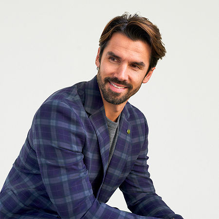 Click here for CRICKETEER Mens Plaid Stretch Fabric Sport Coat  5... prices