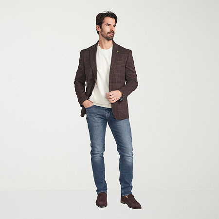 Click here for CRICKETEER Mens Plaid Stretch Fabric Sport Coat  4... prices