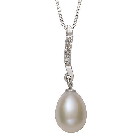 Click here for Womens Diamond Accent White Cultured Freshwater Pe... prices