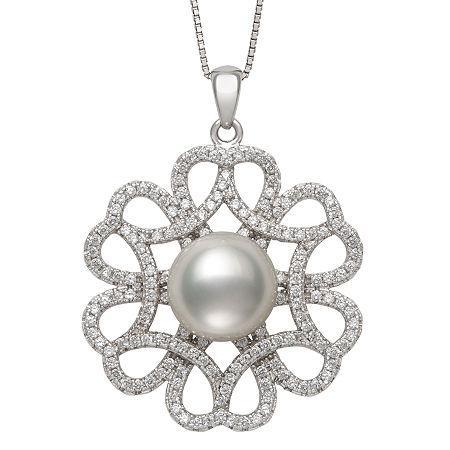 Click here for Womens White Cultured Freshwater Pearl Sterling Si... prices
