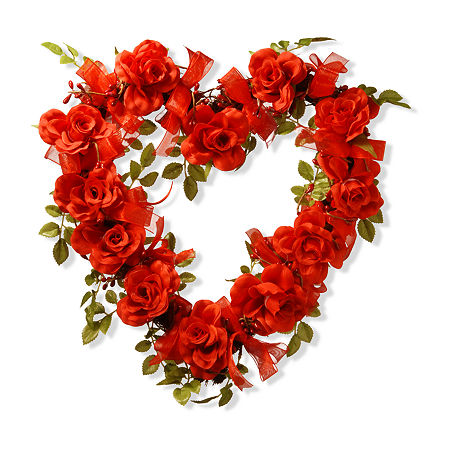Click here for National Tree Co. 16 Valentine Heart Rose DÃ©cor W... prices