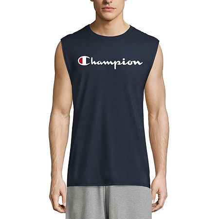 Click here for Mens Champion(R) Sleeveless Graphic Muscle Tee prices