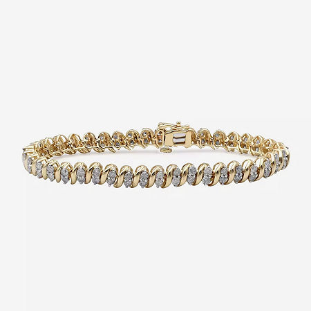 Click here for 4 CT.T.W. Natural Diamond 10K Yellow Gold Bracelet... prices